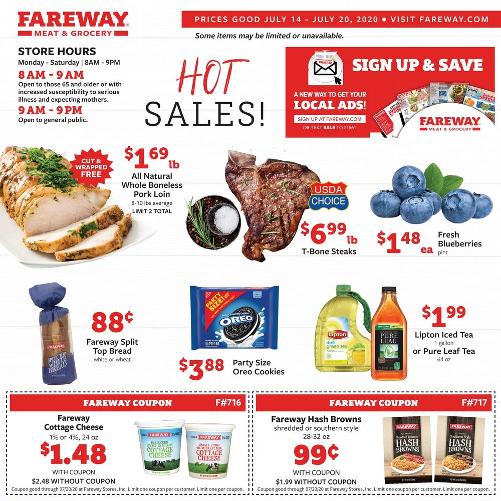 Fareway Weekly Ad July 14 – July 20, 2020