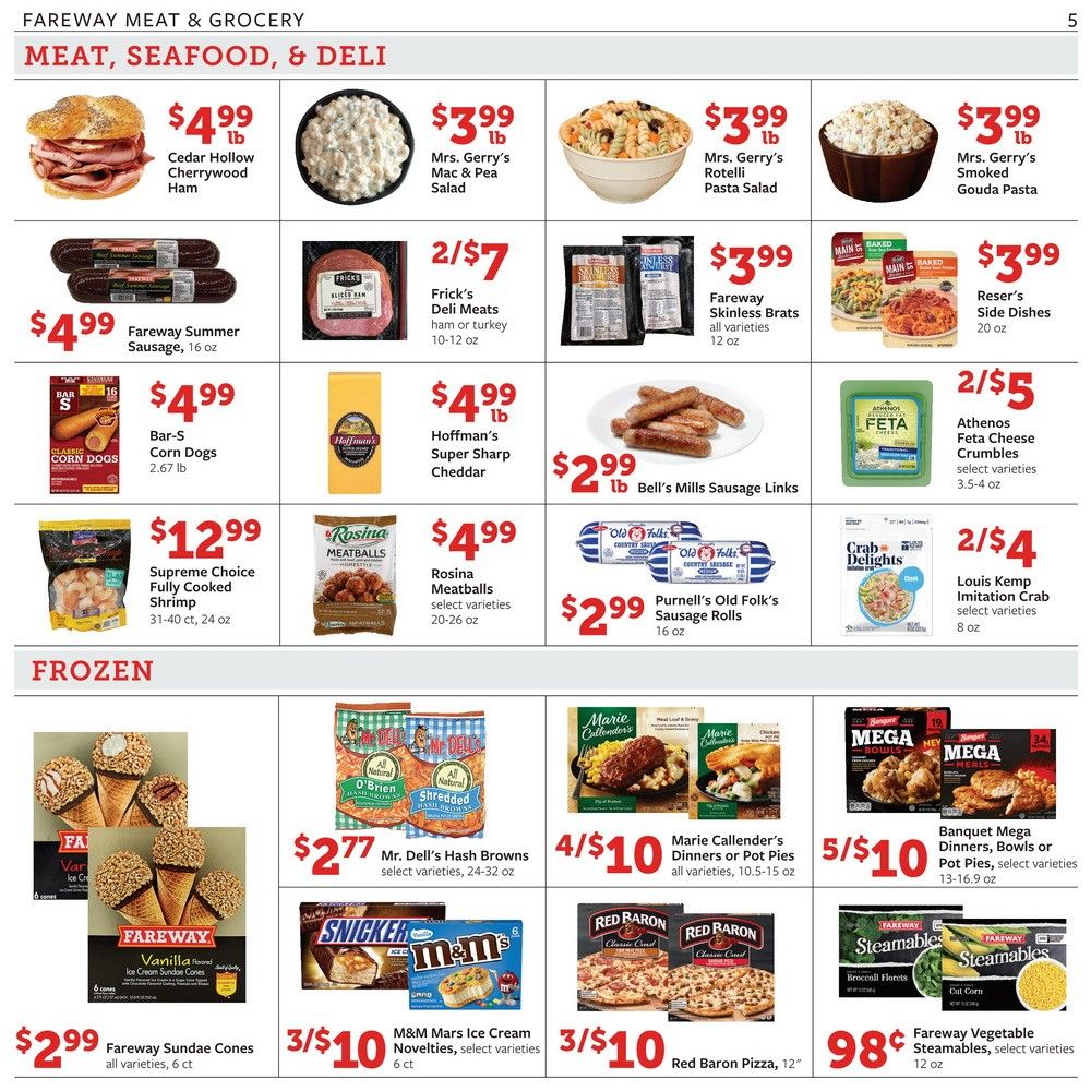 Fareway Weekly Ad July 21 – July 27, 2020