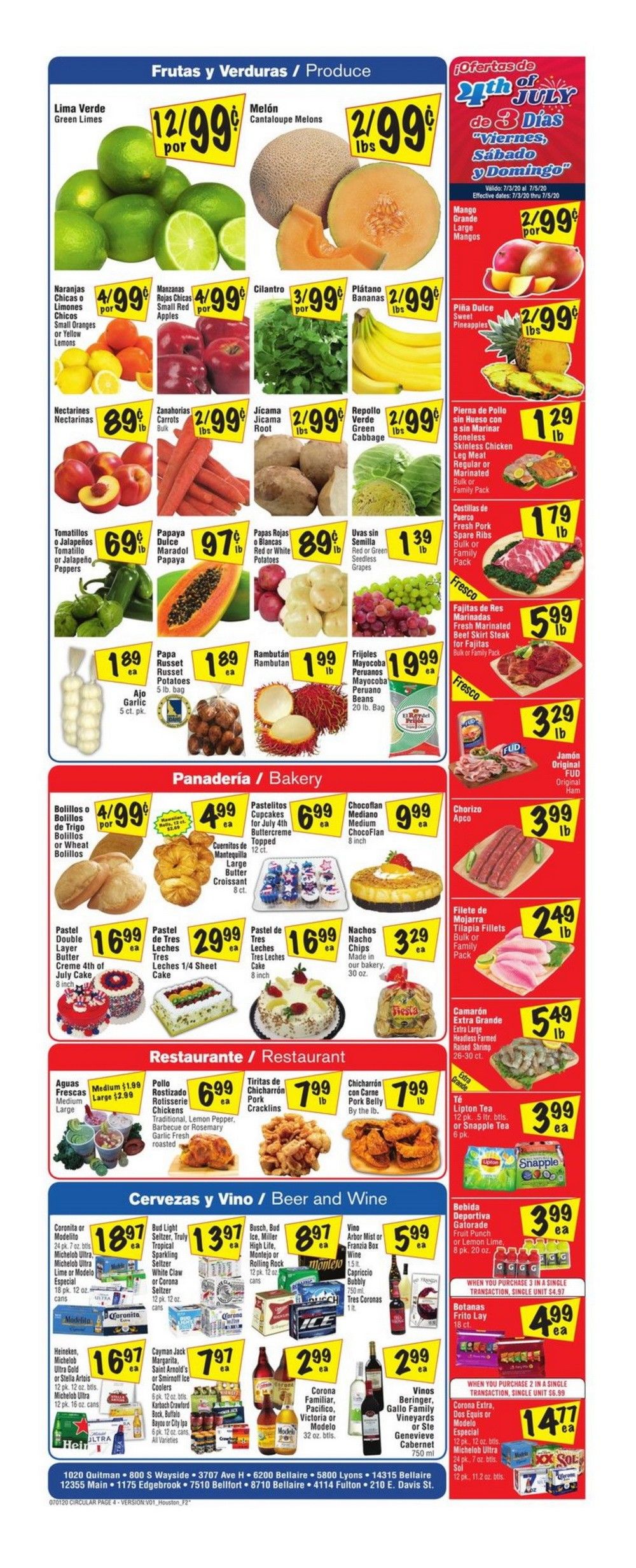 Fiesta Mart Weekly Ad July 01 – July 07, 2020