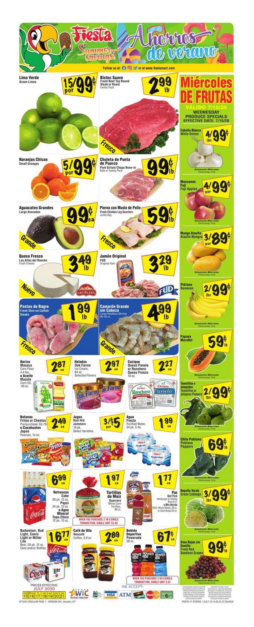 Fiesta Mart Weekly Ad July 15 – July 21, 2020