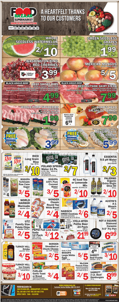 Food Bazaar Weekly Ad July 23 – July 29, 2020