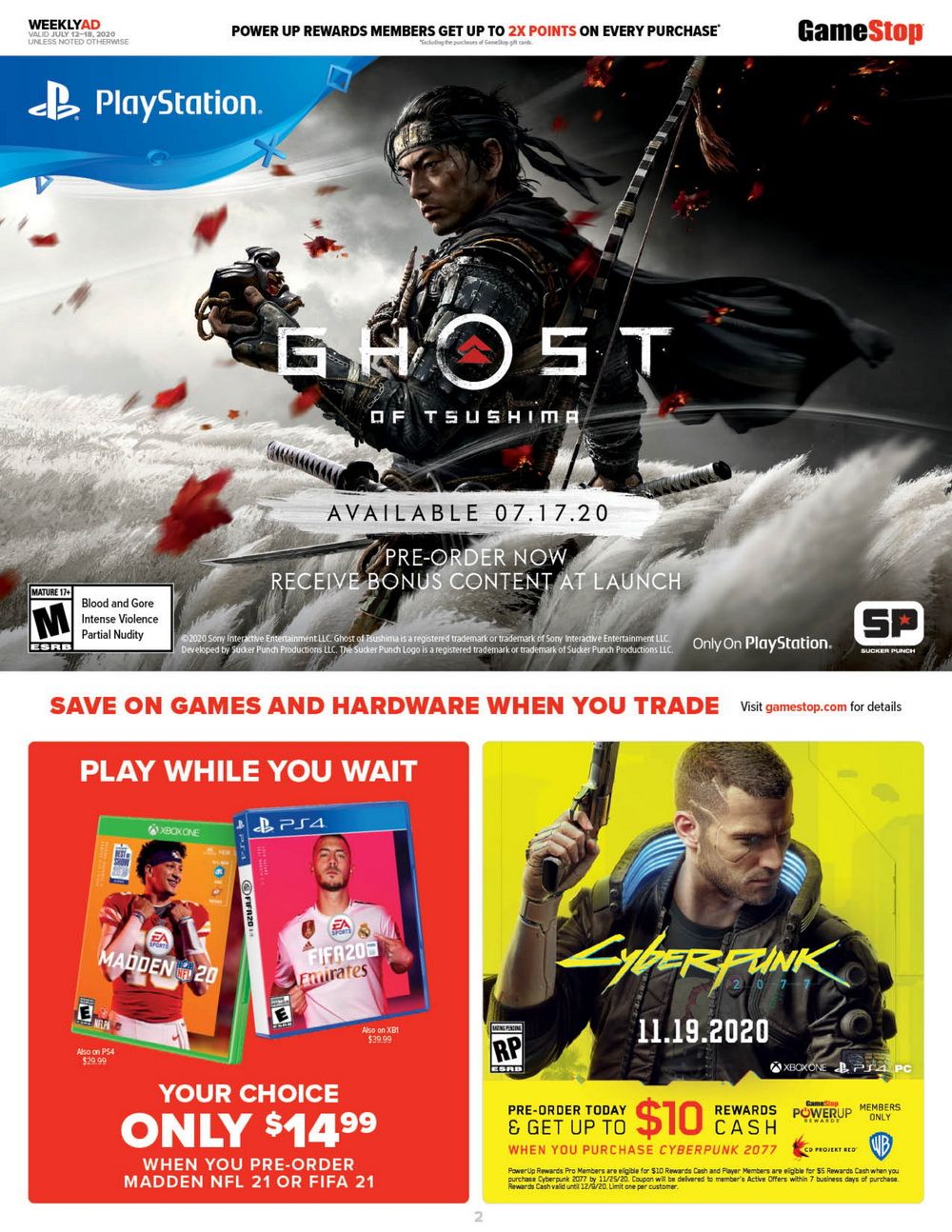 GameStop Weekly Ad July 12 – July 18, 2020
