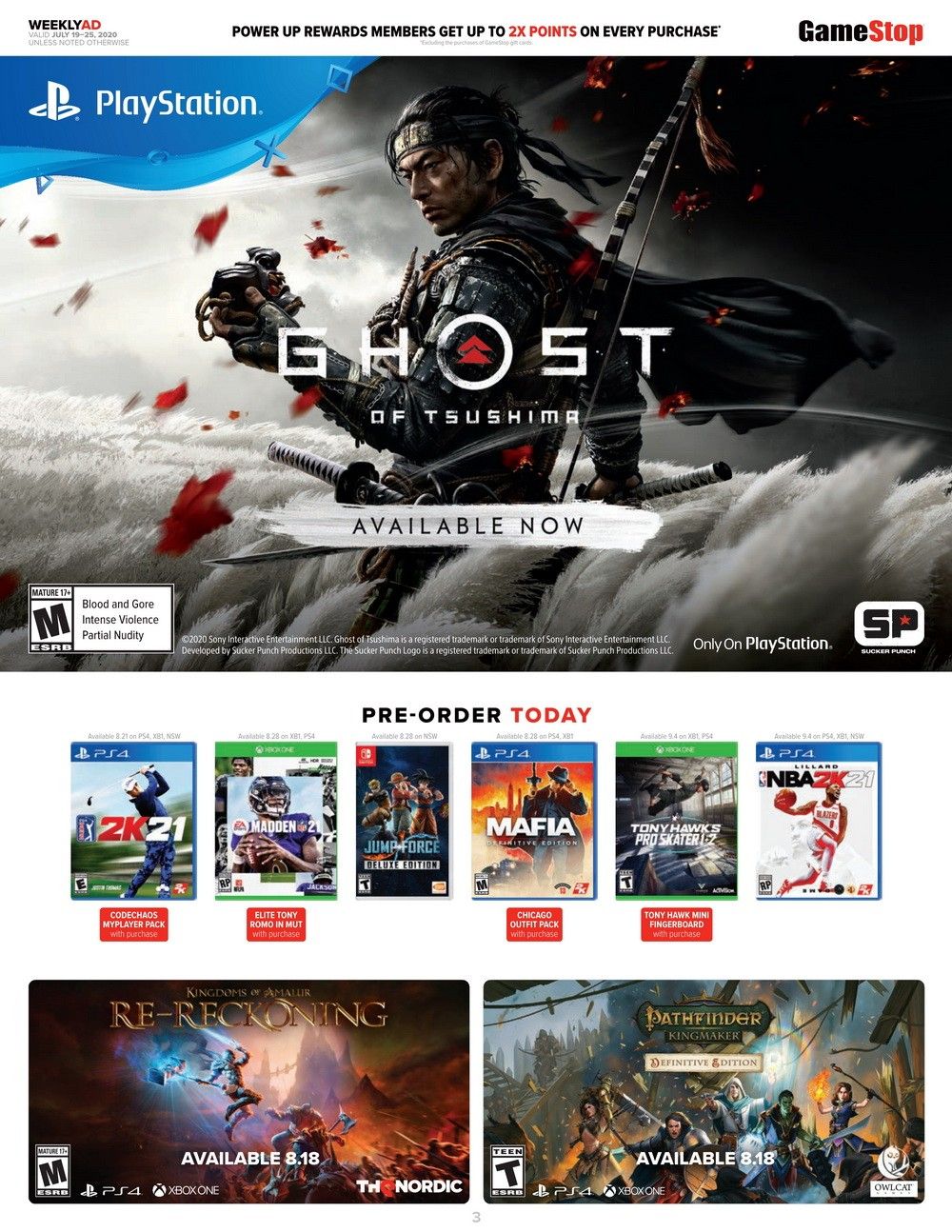 GameStop Weekly Ad July 19 – July 25, 2020