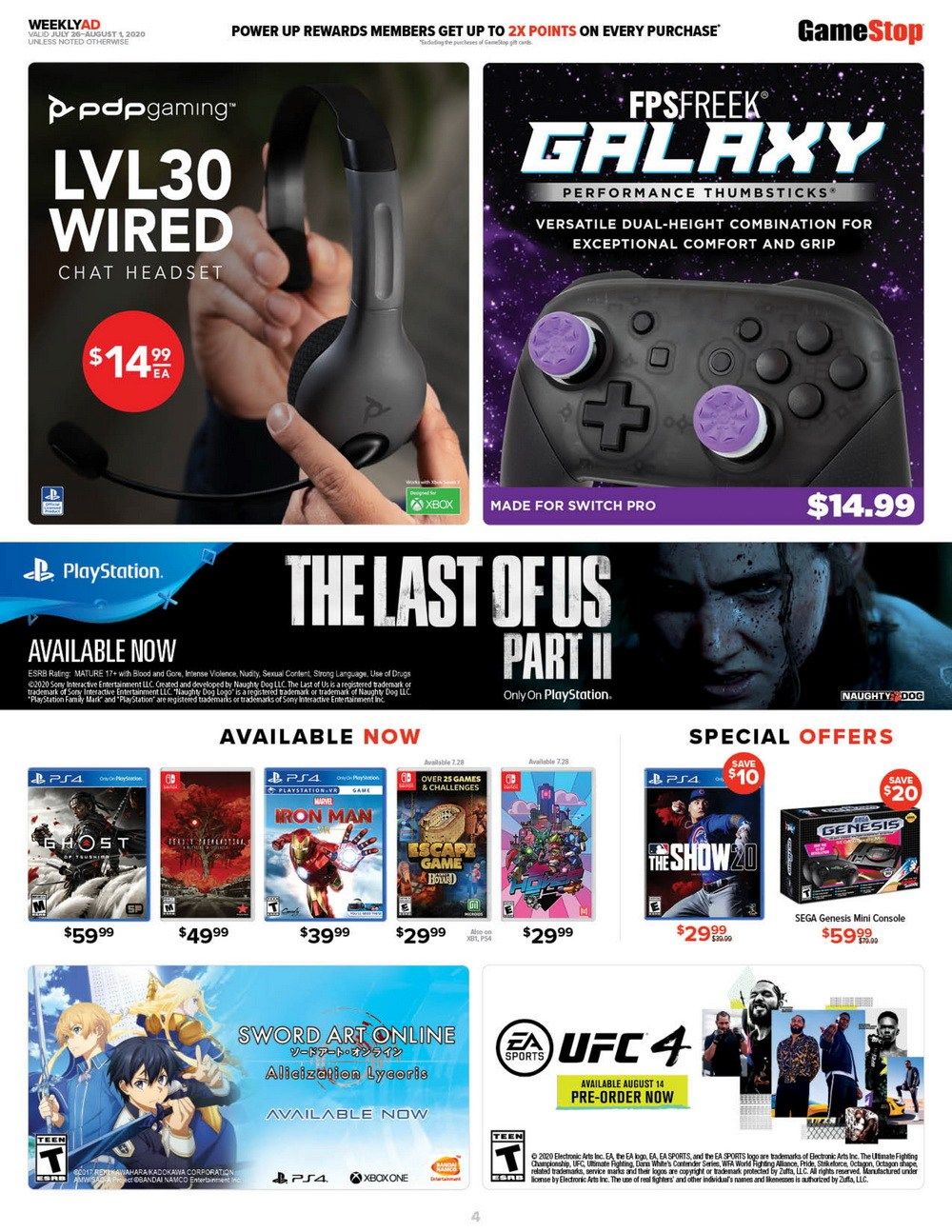 GameStop Weekly Ad Jul 26 – Aug 01, 2020