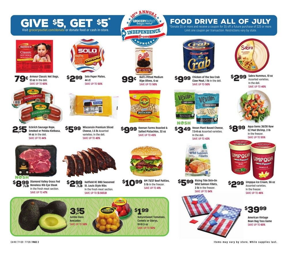 Grocery Outlet Weekly Ad July 01 – July 07, 2020