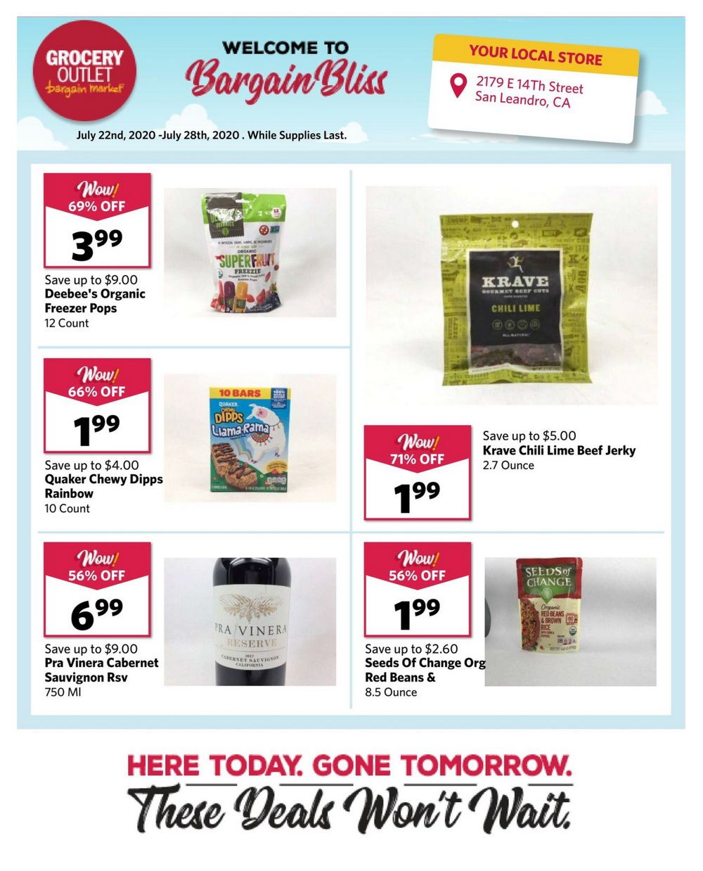 Grocery Outlet Weekly Ad July 22 – July 28, 2020