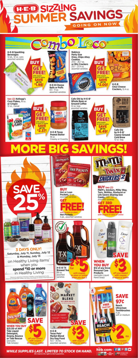 HEB Weekly Ad July 08– July 14, 2020
