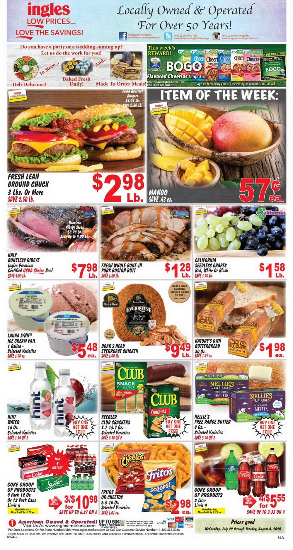Ingles Weekly Flyer Jul 29 – Aug 04, 2020
