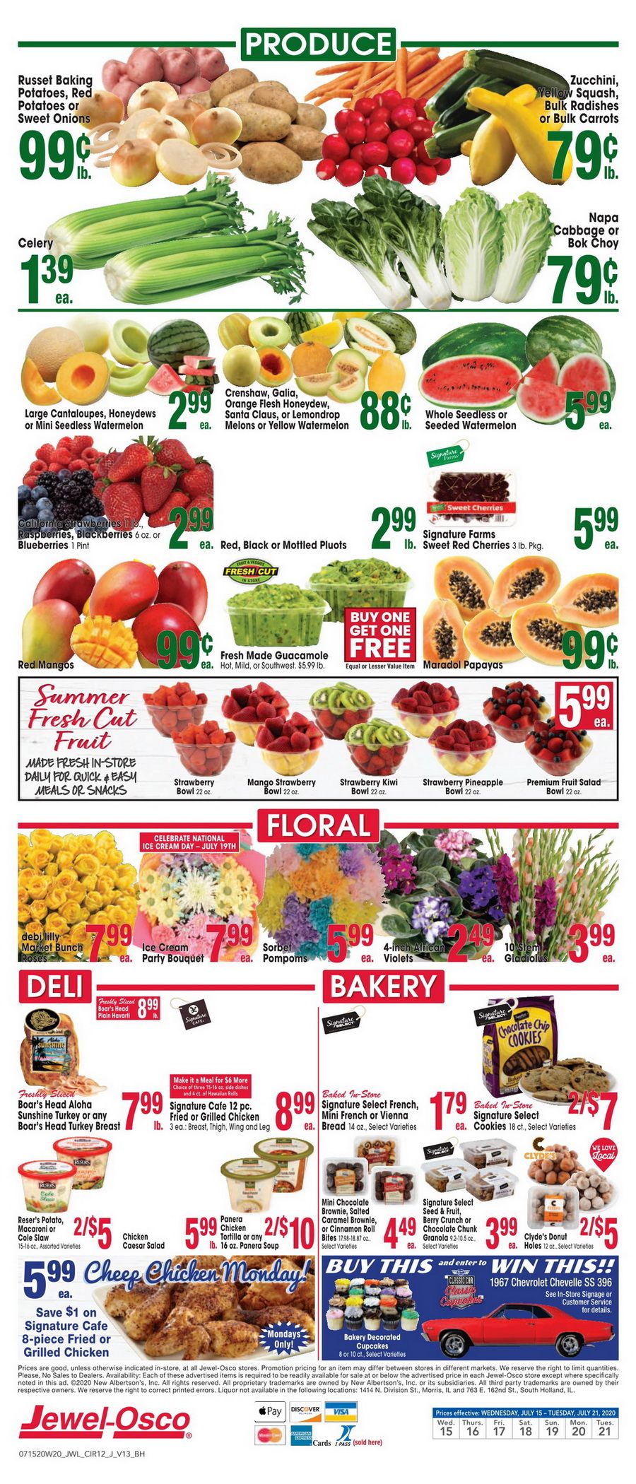Jewel Osco Weekly Circular July 15 – July 21, 2020