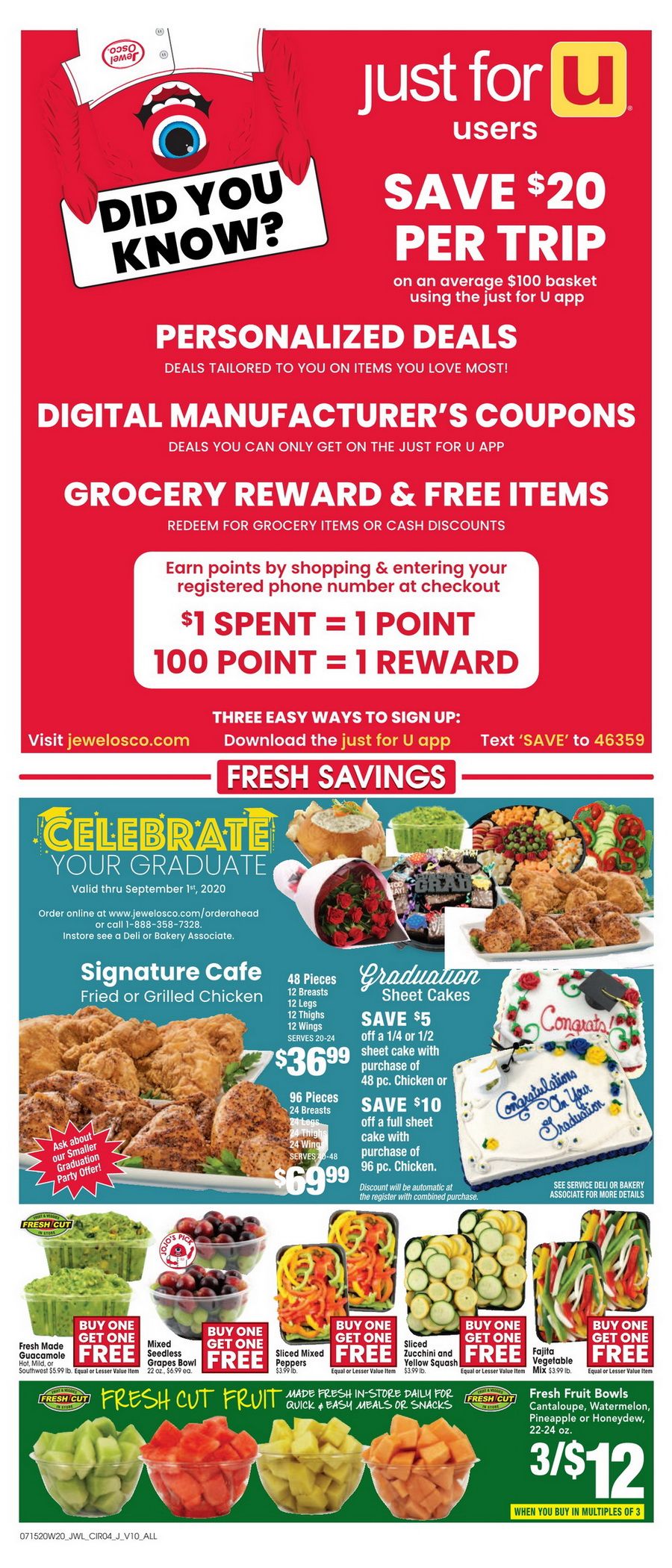 Jewel Osco Weekly Circular July 15 – July 21, 2020