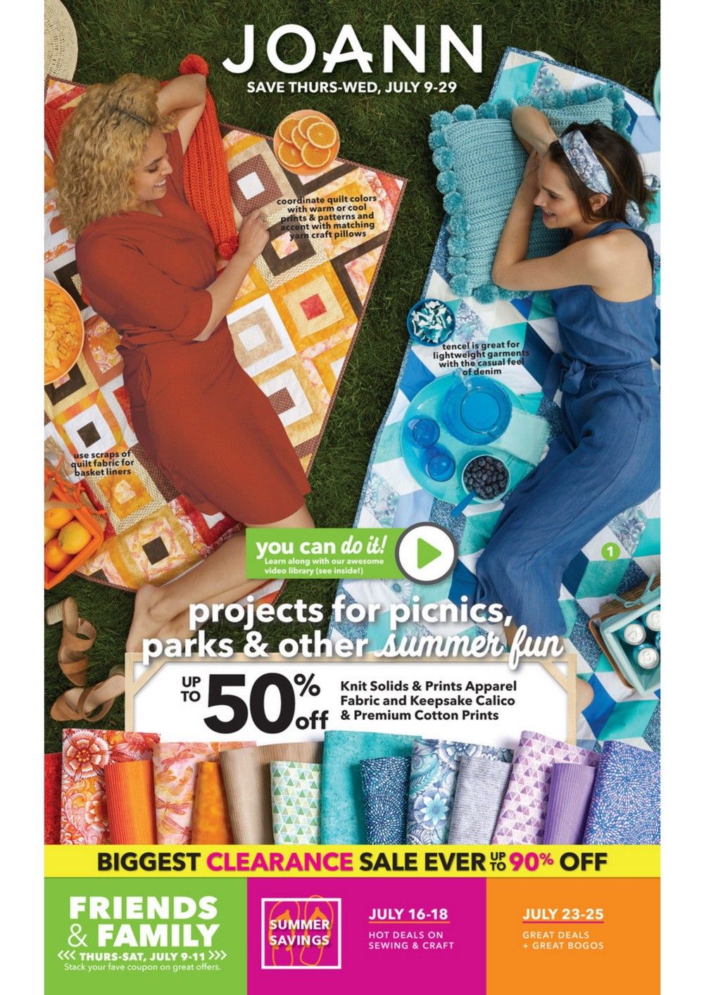 Jo-Ann Weekly Ad July 09 – July 29, 2020