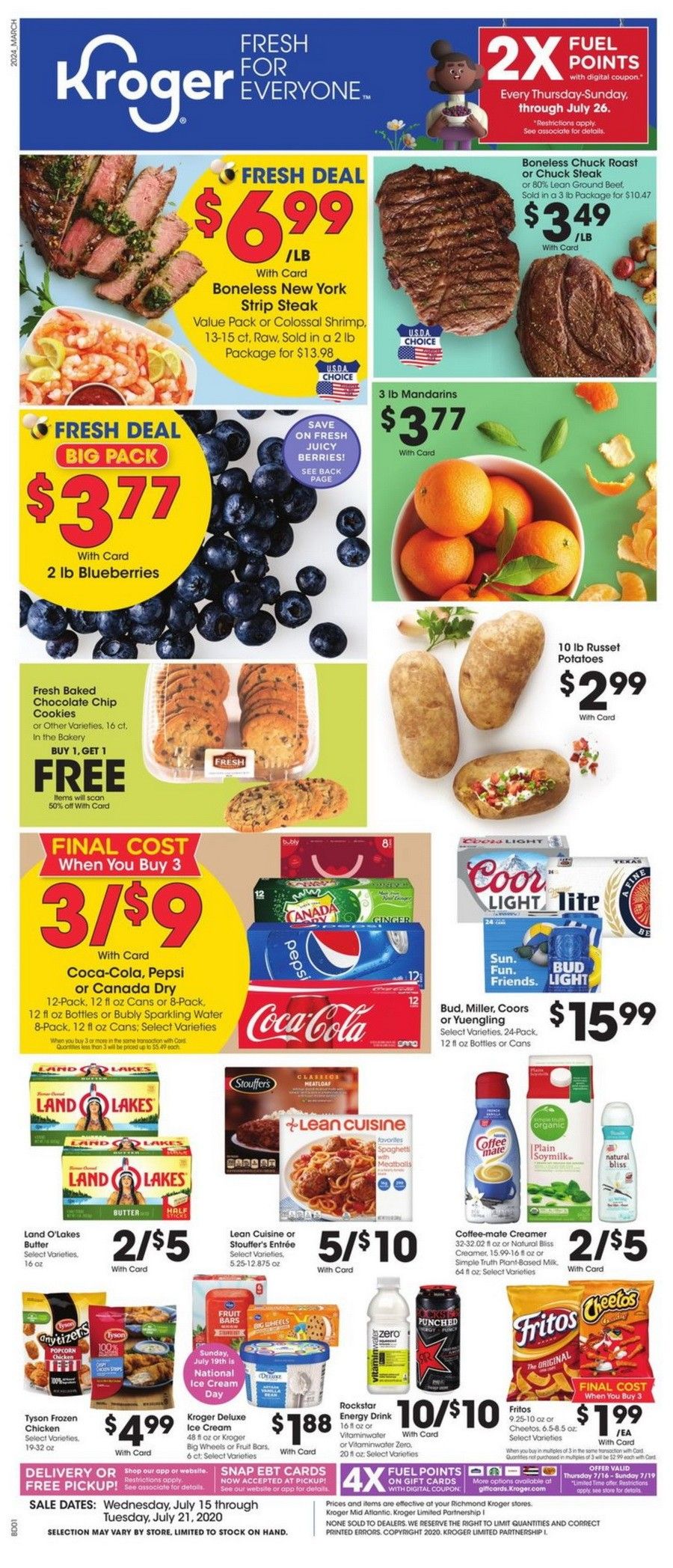 Kroger Weekly Ad Jul 15 – Jul 21, 2020