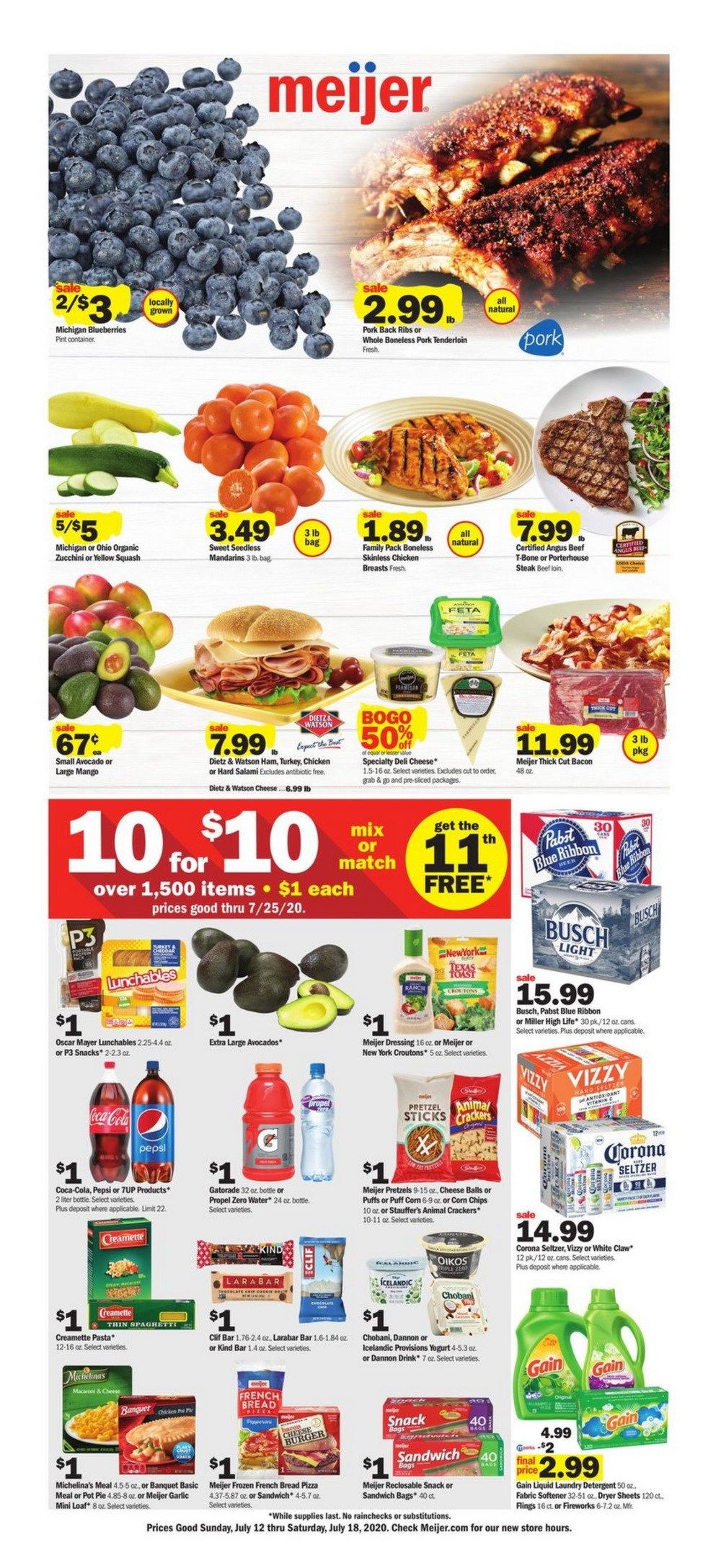 Meijer Weekly Ad Jul 12 – Jul 18, 2020