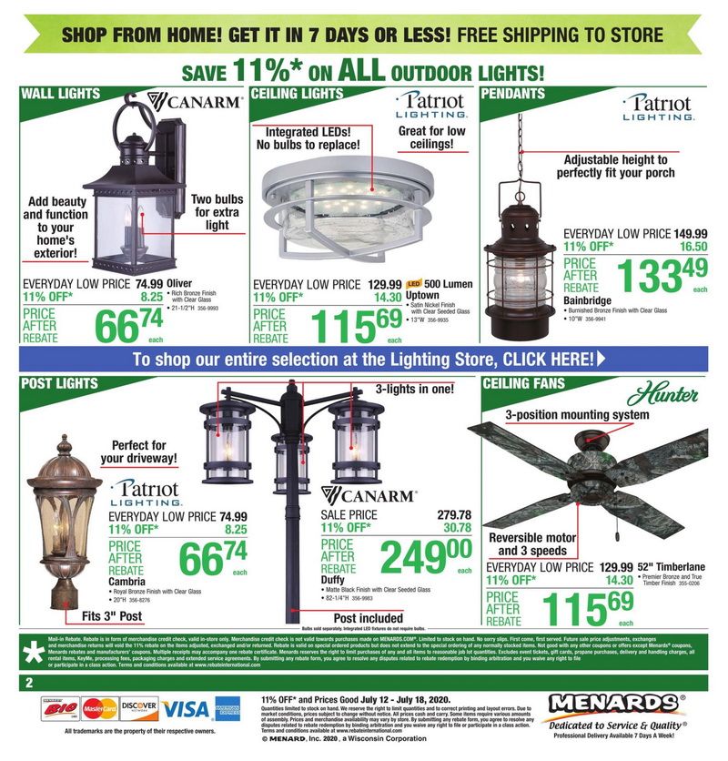 Menards Weekly Ad Jul 12 – Jul 18, 2020