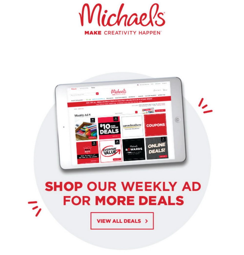 Michaels Weekly Ad July 26 – Aug 01, 2020