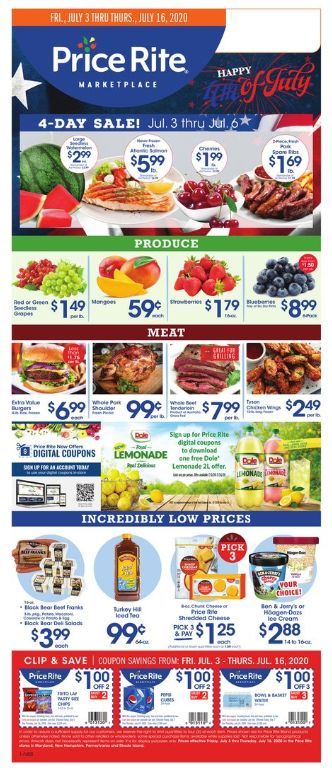 Price Rite Weekly Ad Jul 03 – Jul 16, 2020