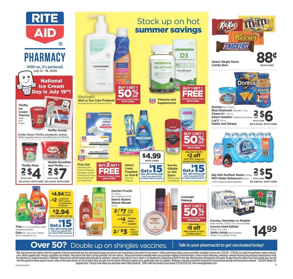 Rite Aid Weekly Ad July 12 – July 18, 2020