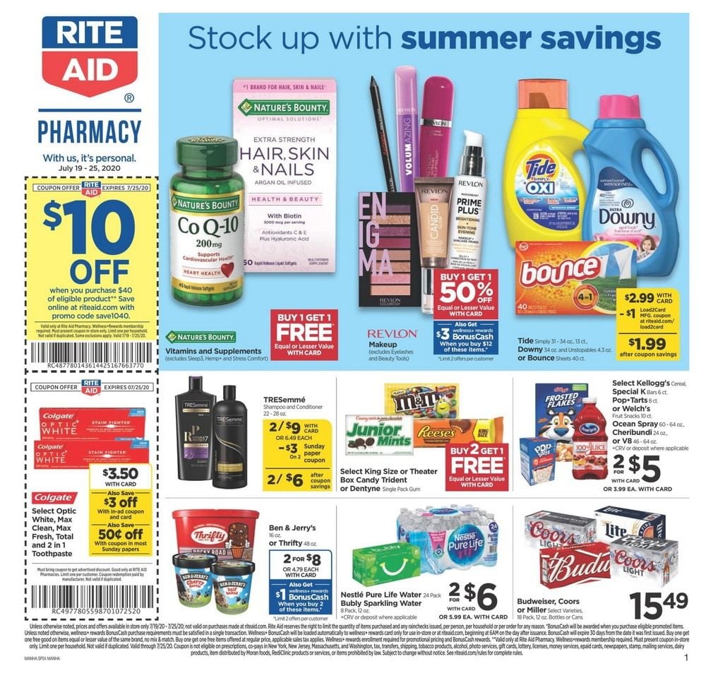 Rite Aid Weekly Ad July 19 – July 25, 2020