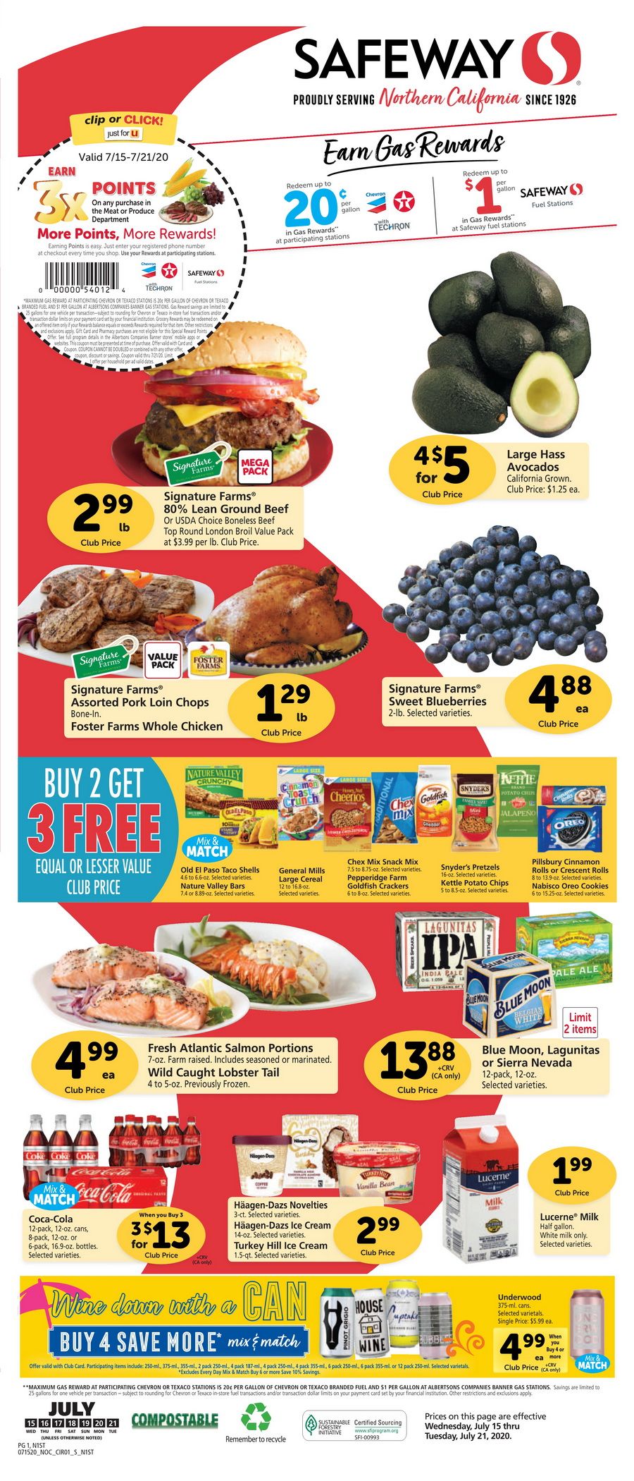 Safeway Weekly Ad July 15 – July 21, 2020