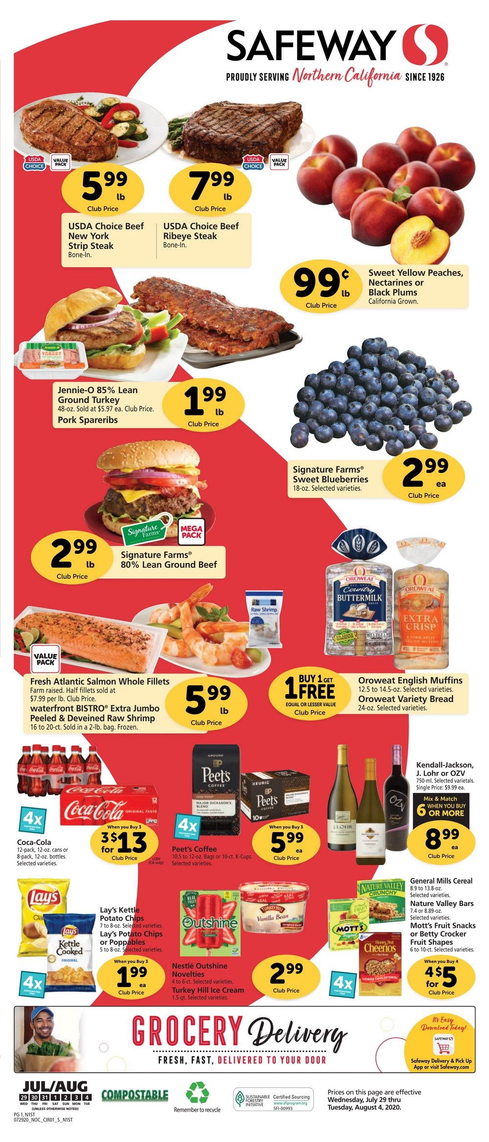 Safeway Weekly Ad July 29 – Aug 04, 2020