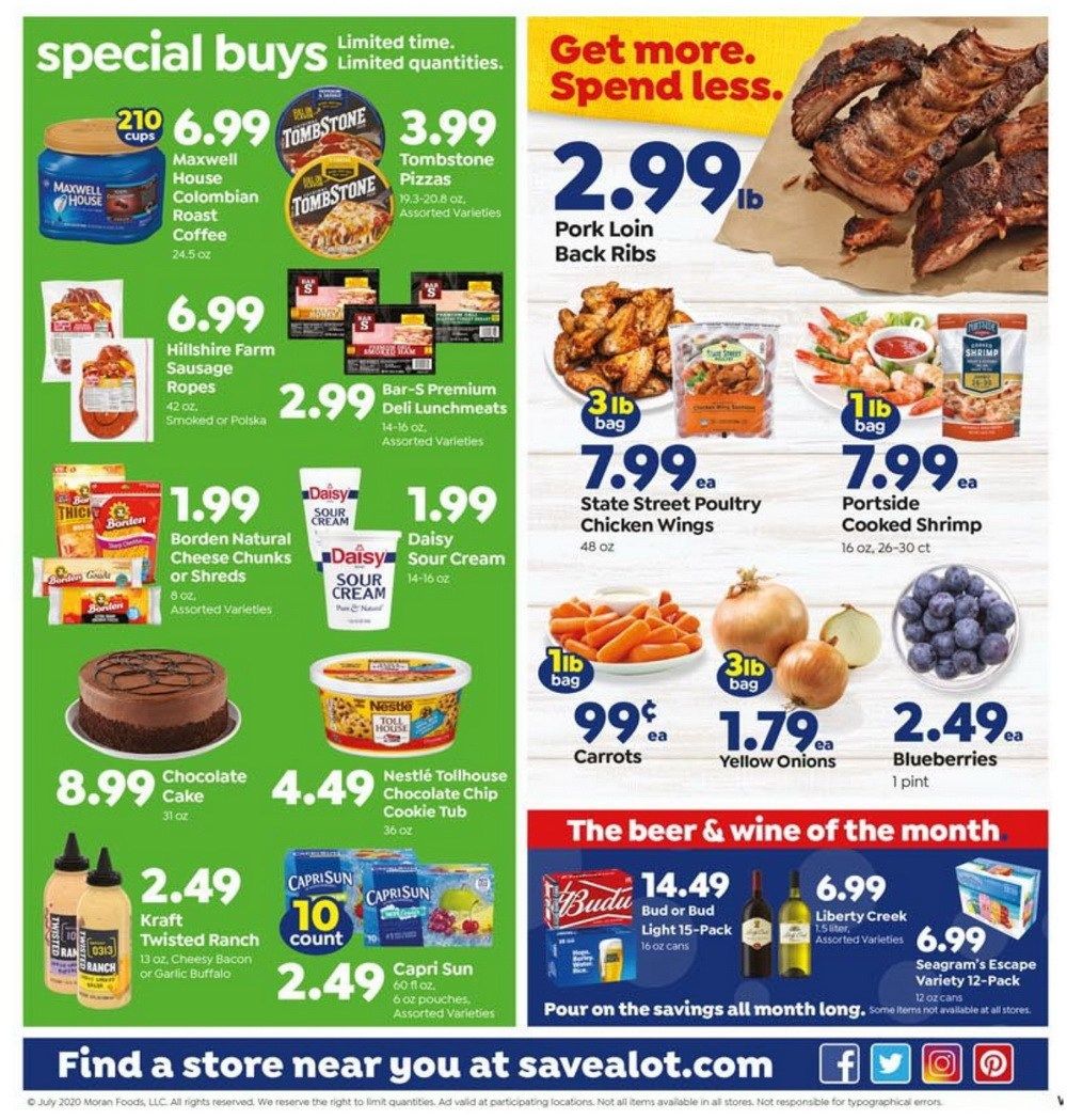 Save A Lot Weekly Ad July 08 – July 14, 2020