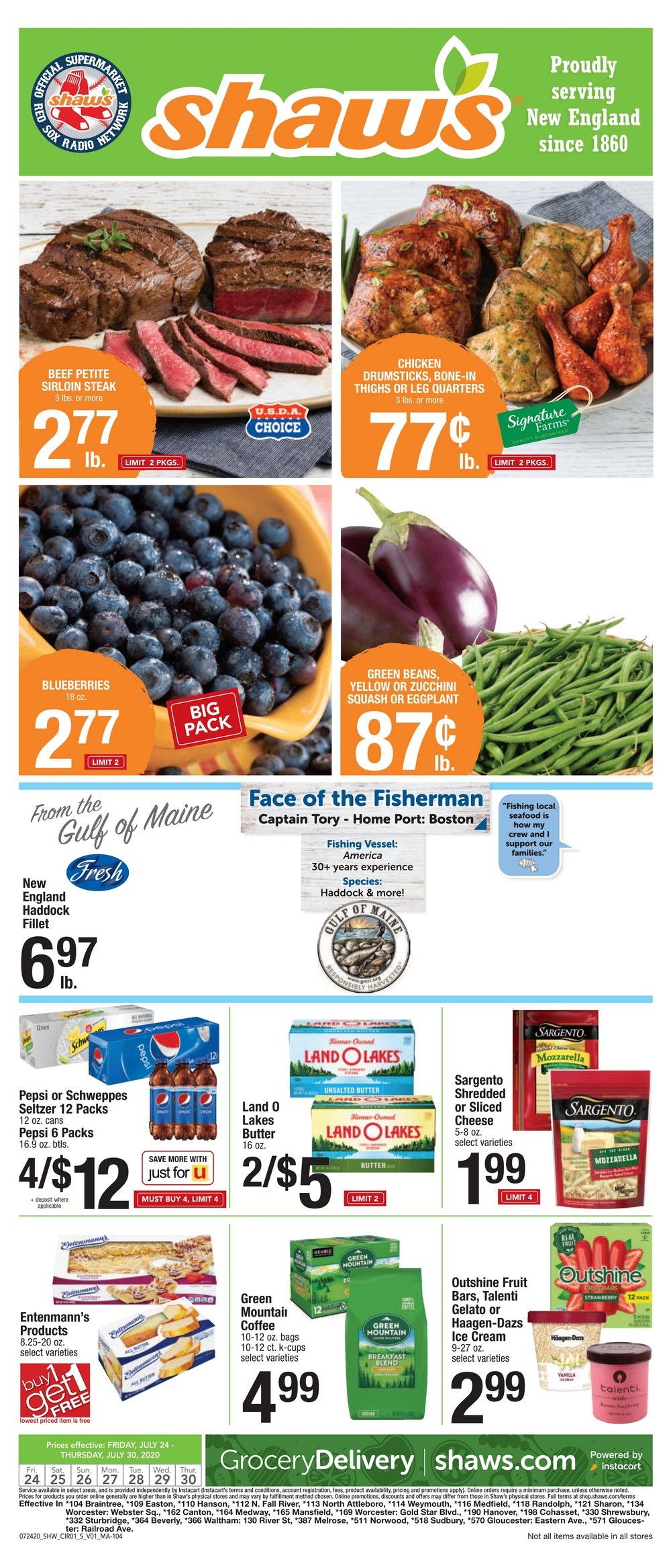 Shaw's Weekly Ad July 24 – July 30, 2020