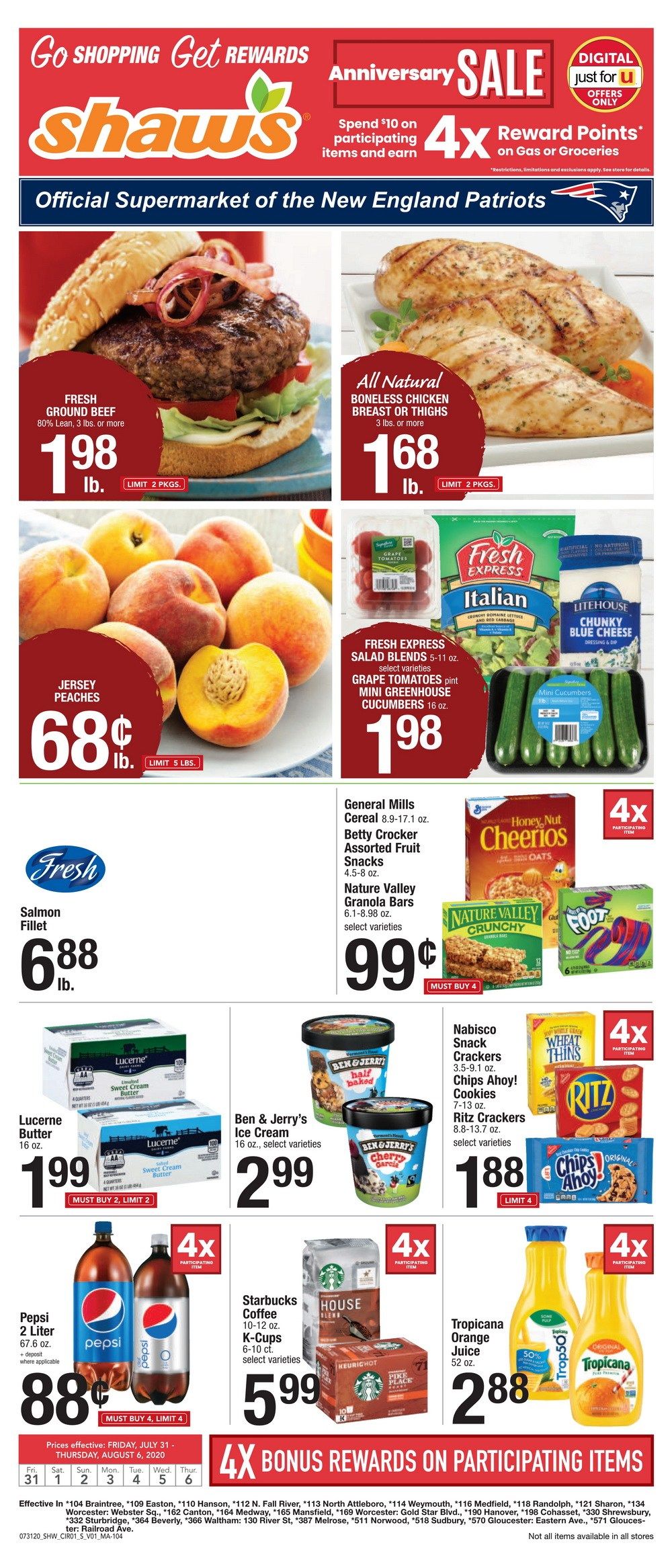 Shaw's Weekly Ad Jul 31 – Aug 06, 2020