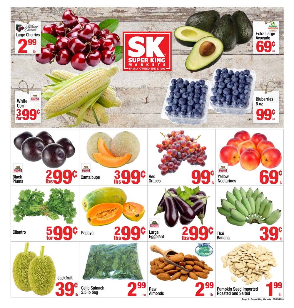 Super King Weekly Ad July 15 – July 21, 2020