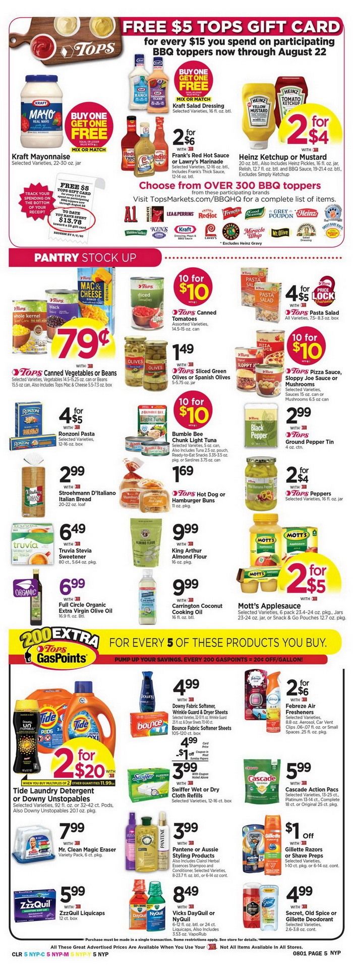 Tops Weekly Circular Jul 26– Aug 01, 2020