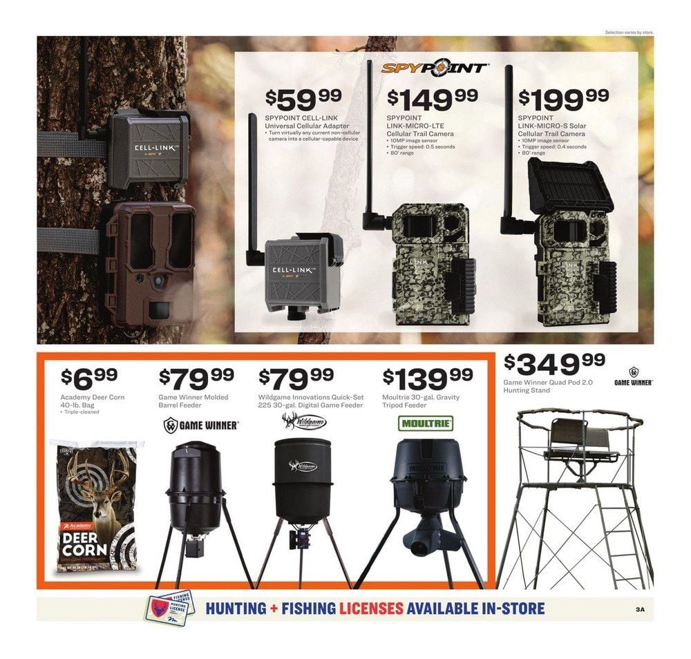 Academy Sports + Outdoors Hunting Ad Aug 03 – Aug 09, 2020