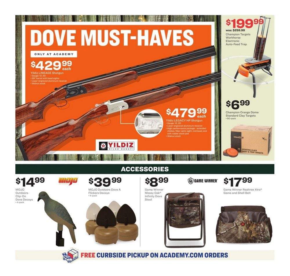 Academy Sports + Outdoors Hunting Ad Aug 24 – Aug 30, 2020