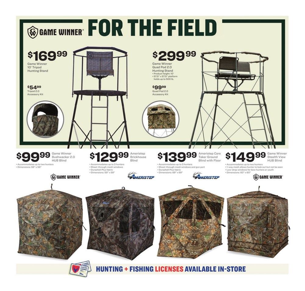 Academy Sports + Outdoors Hunting Ad Aug 24 – Aug 30, 2020