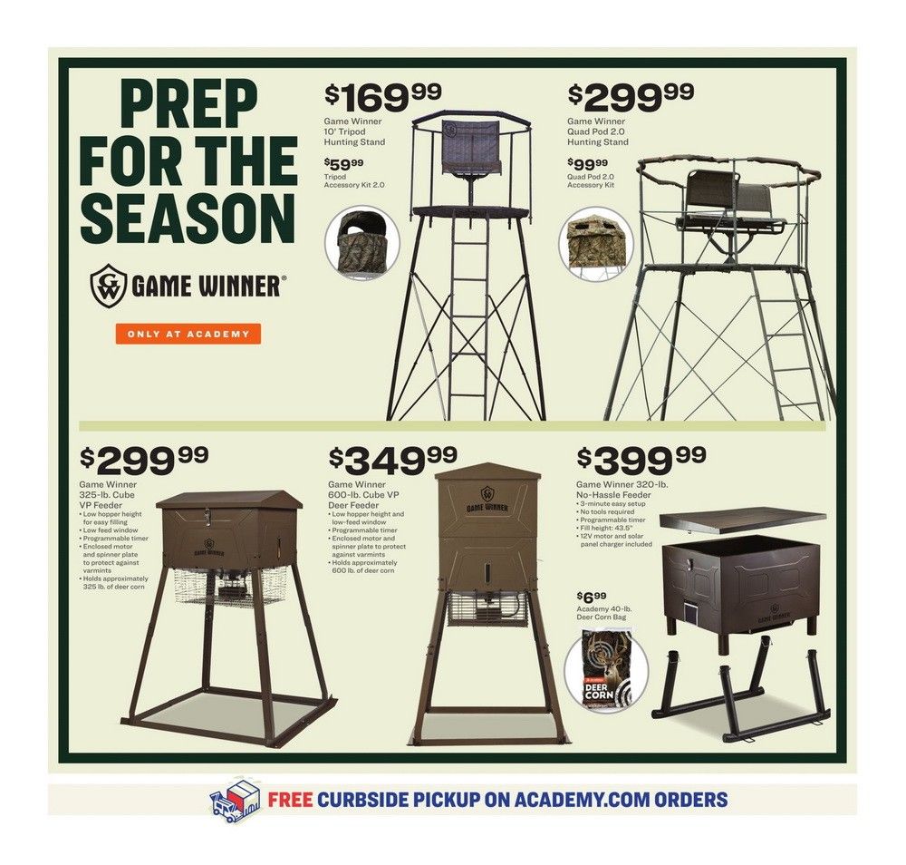 Academy Sports + Outdoors Hunting Ad Aug 30 – Sep 13, 2020