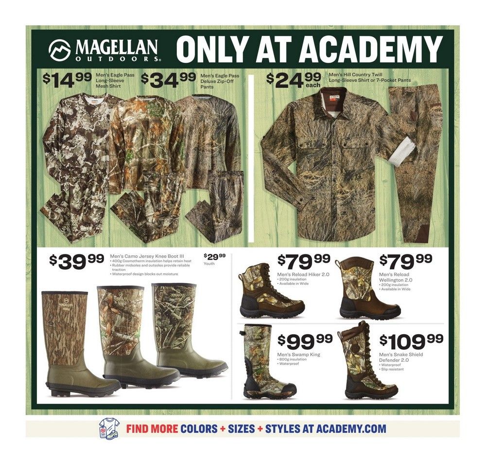 Academy Sports + Outdoors Hunting Ad Aug 30 – Sep 13, 2020
