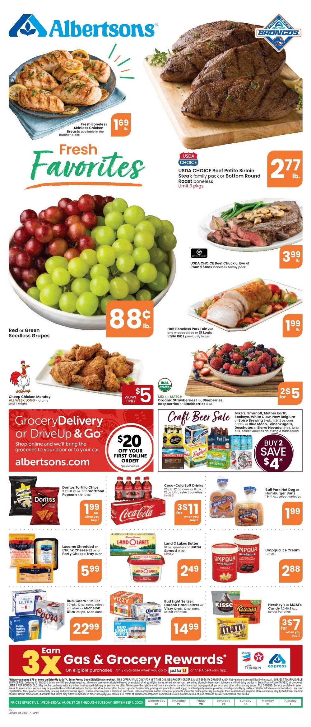 Albertsons Weekly Ad Aug26 – Sep 01, 2020