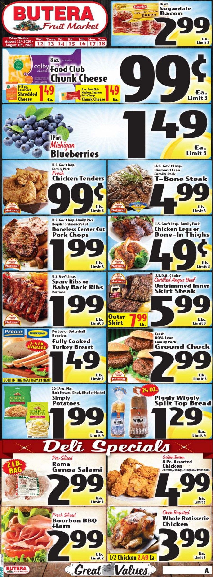 Butera Weekly Ad Aug 12 – Aug 18, 2020
