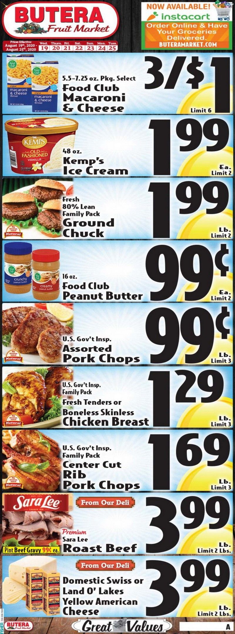 Butera Weekly Ad Aug 19 – Aug 25, 2020