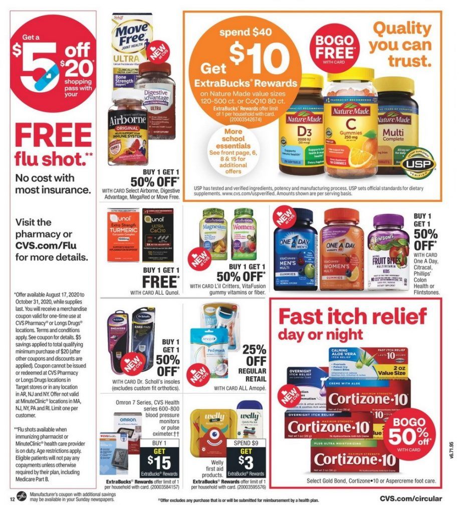 CVS Weekly Ad Aug 23 – Aug 29, 2020