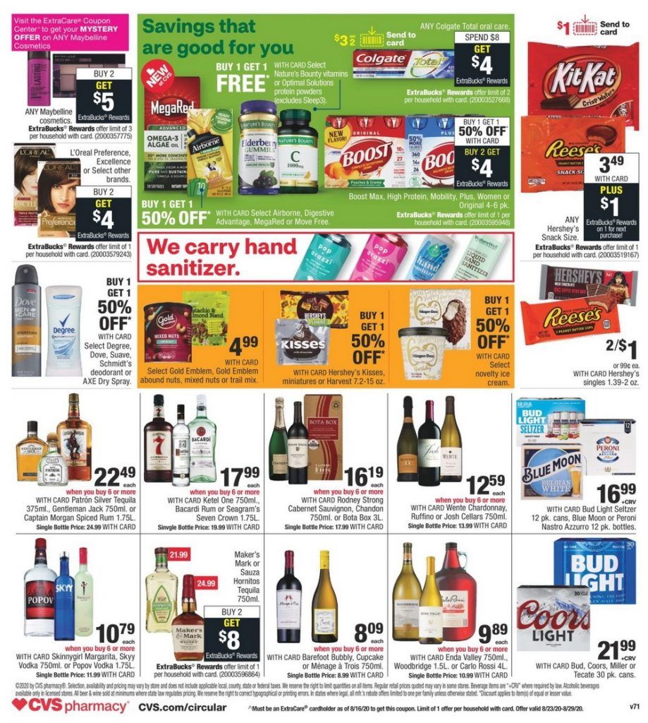 CVS Weekly Ad Aug 23 – Aug 29, 2020