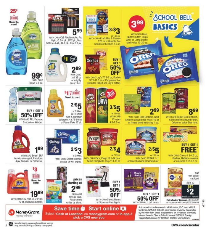 CVS Weekly Ad Aug 23 – Aug 29, 2020