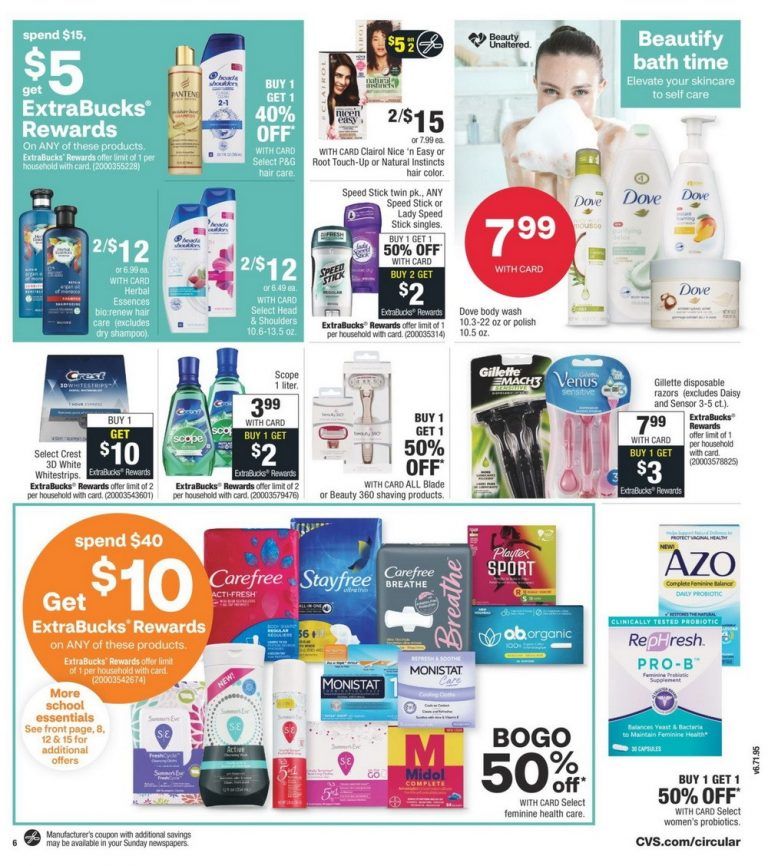 CVS Weekly Ad Aug 23 – Aug 29, 2020