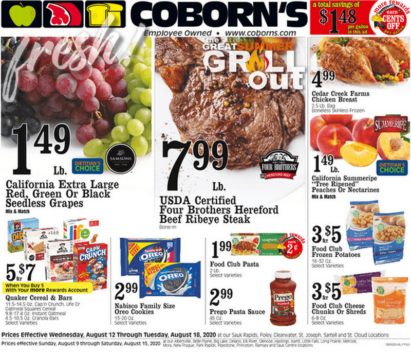 Coborn's Weekly Ad Aug 12 – Aug 18, 2020