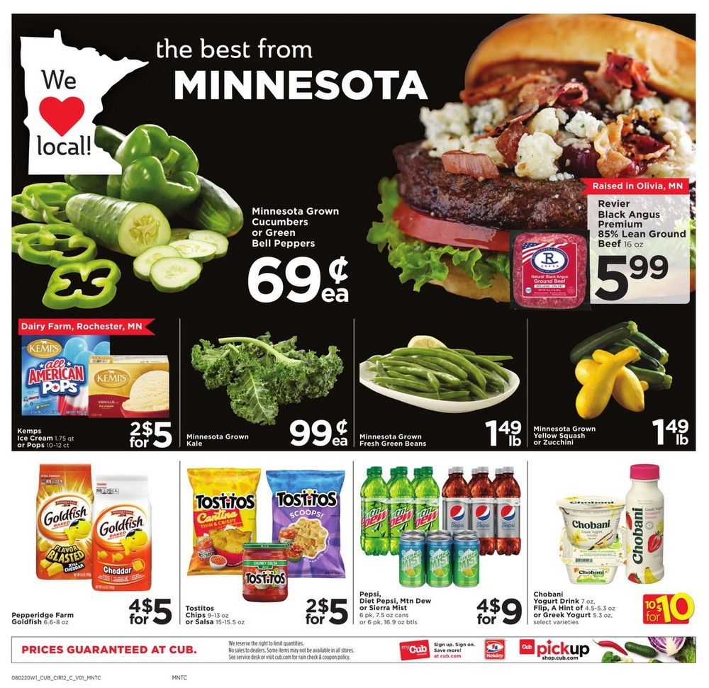 Cub Foods Weekly Ad Aug 02– Aug 08, 2020