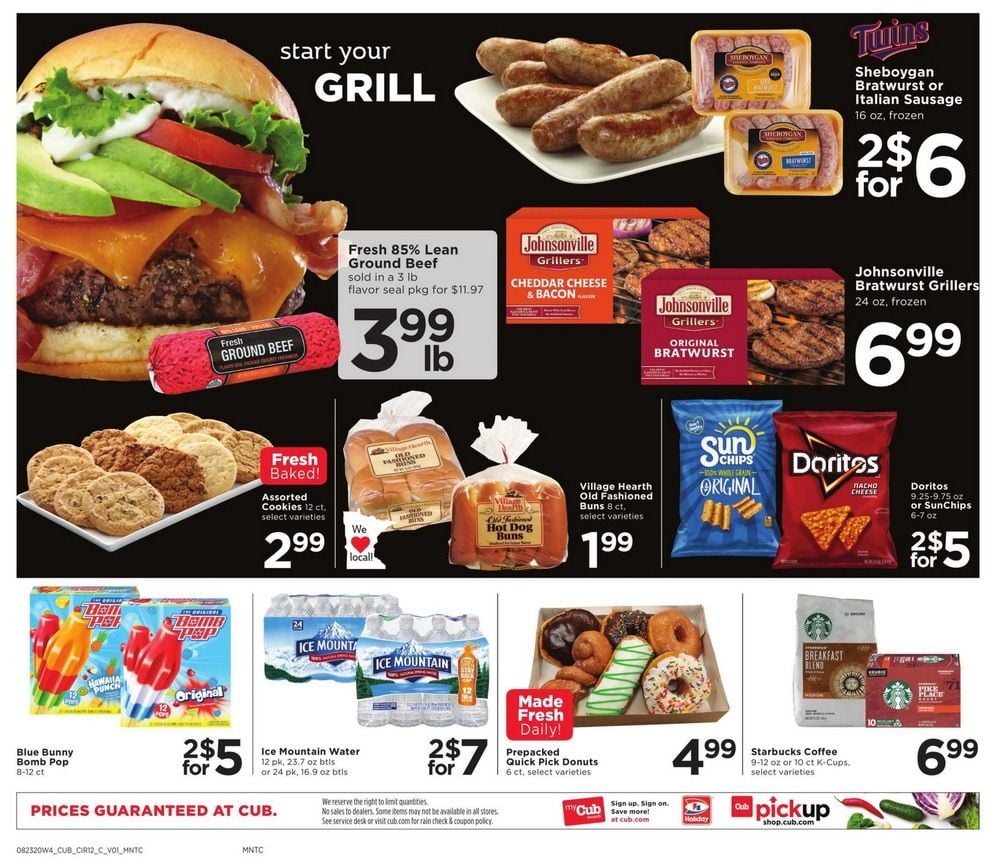 Cub Foods Weekly Ad Aug 23 – Aug 29, 2020