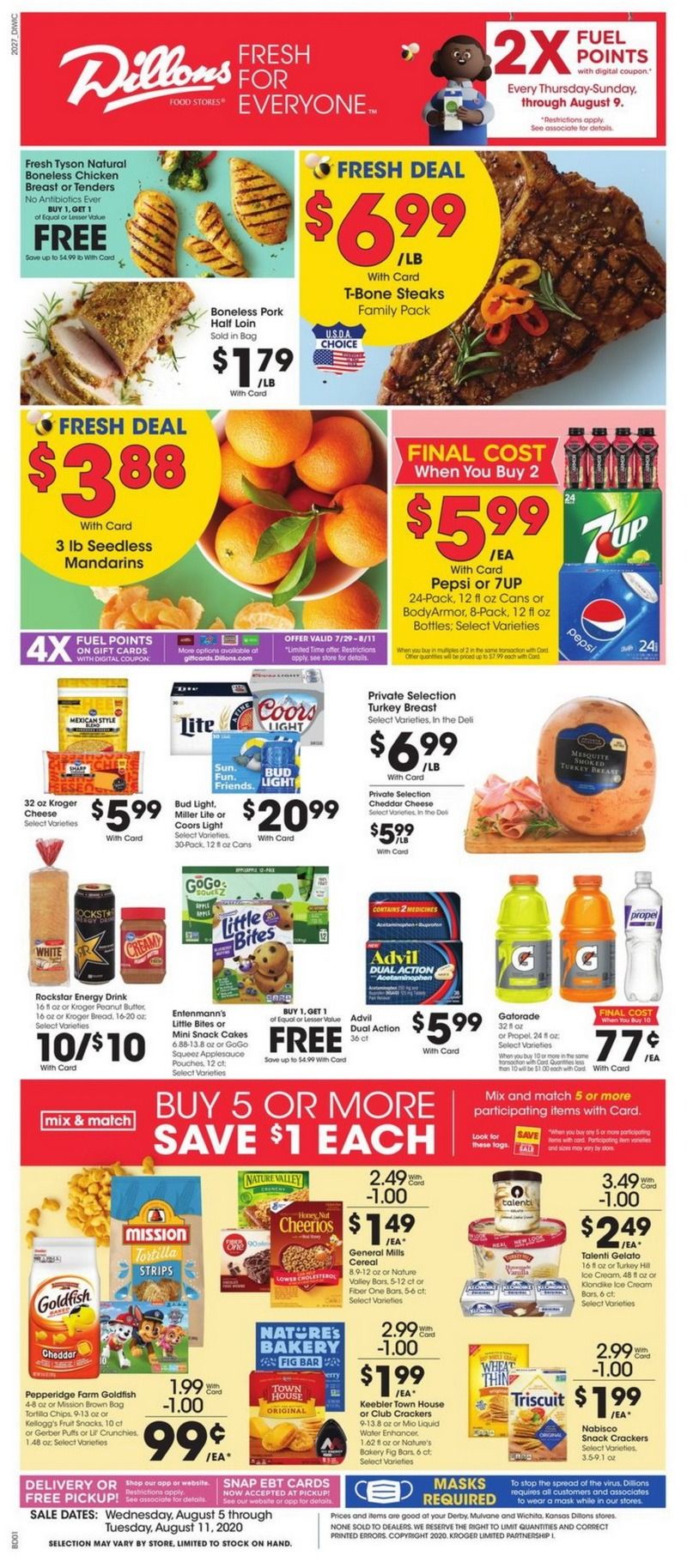Dillons Weekly Ad Aug 05 – Aug 11, 2020