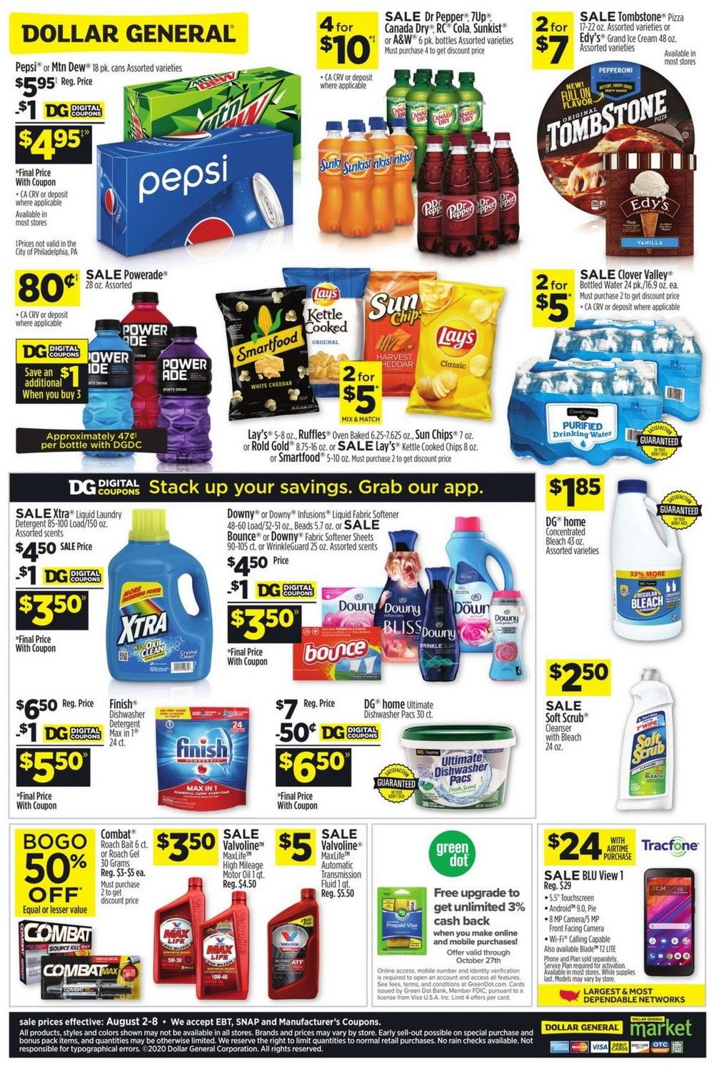 Dollar General Weekly Ad Aug 02 – Aug 08, 2020