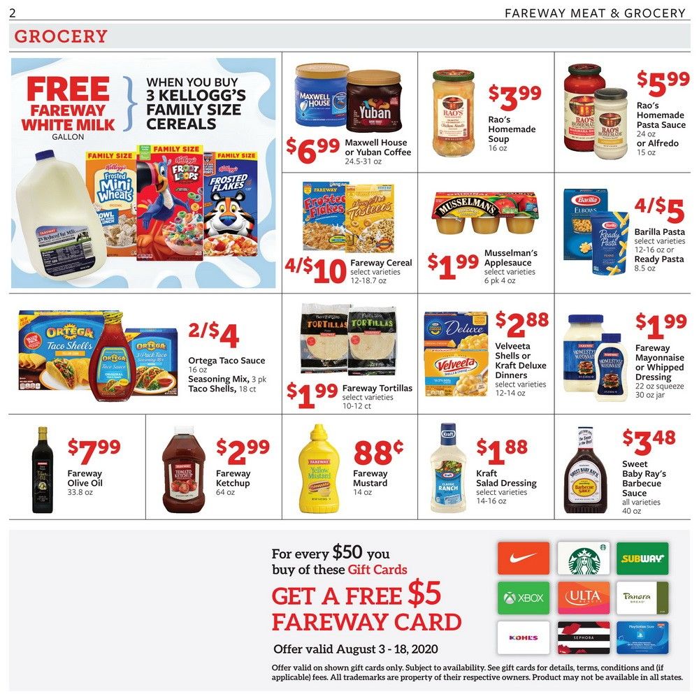 Fareway Weekly Ad Aug 04 – Aug 10, 2020