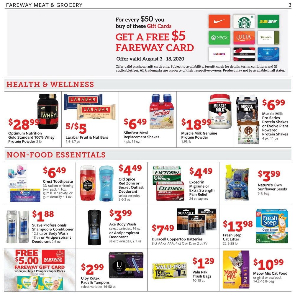 Fareway Weekly Ad Aug 11 – Aug 17, 2020