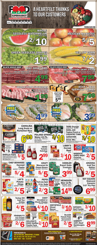 Food Bazaar Weekly Ad Aug 13 – Aug 19, 2020