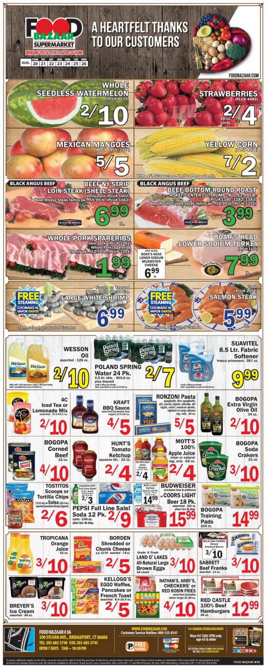 Food Bazaar Weekly Ad Aug 20 – Aug 26, 2020
